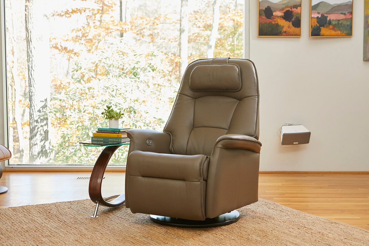 Fjord's Stockholm Recliner w/Swivel Base | forever-furniture-ont